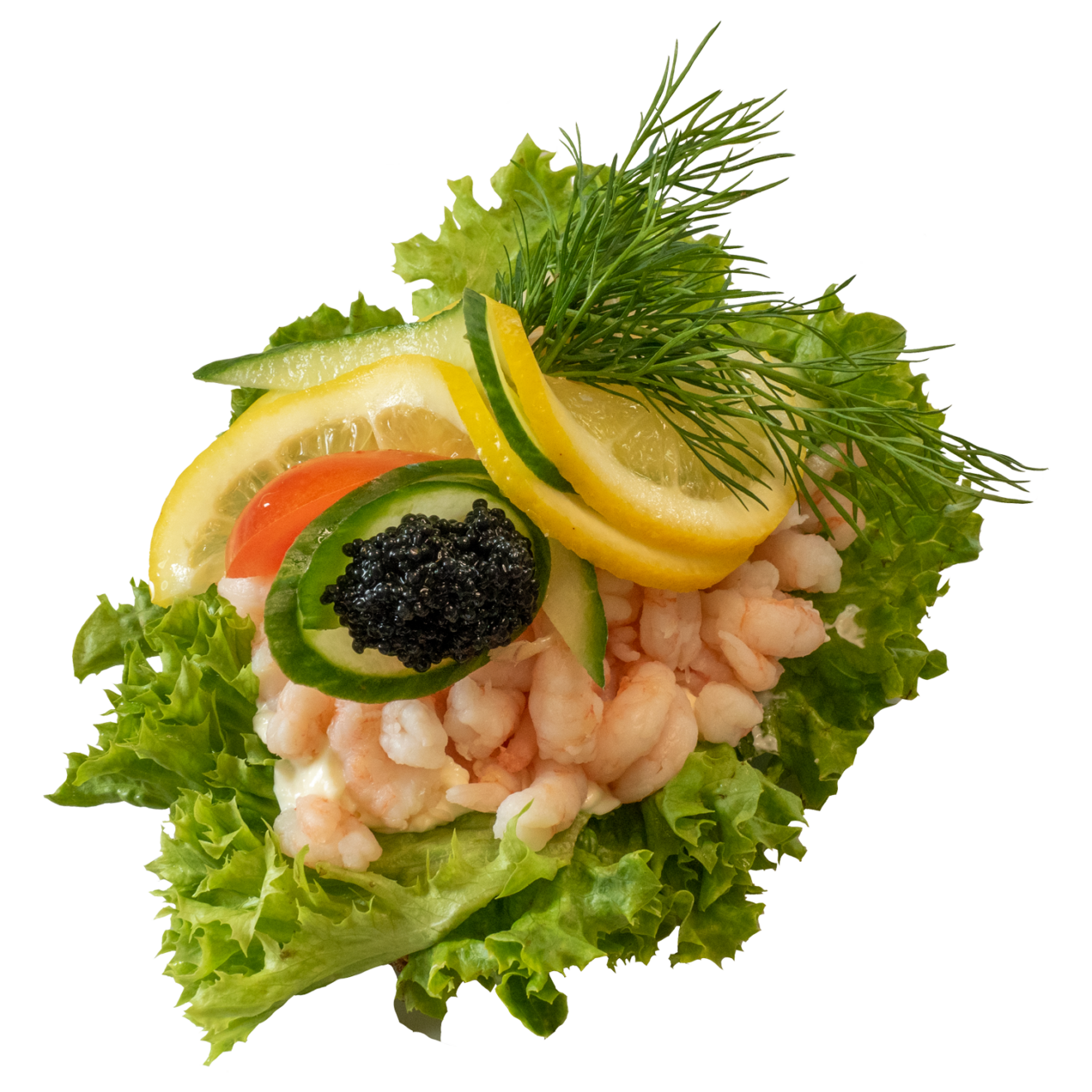 Rejer på franskbrød – Glostrup Smørrebrød