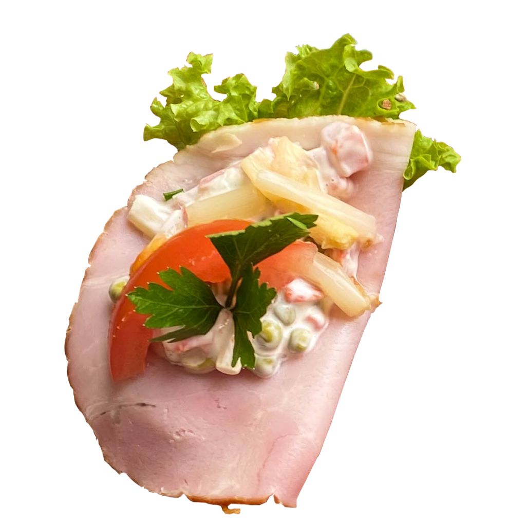 Skinke med Italiensk salat – Glostrup Smørrebrød
